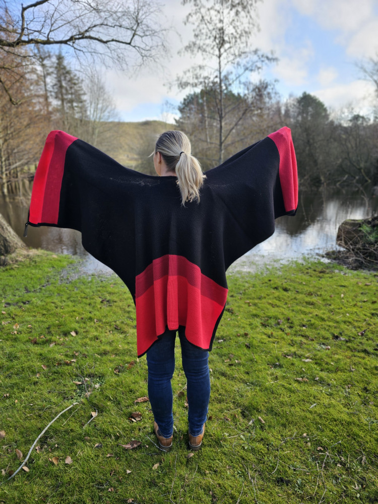 Sjal Tricolor Baby Alpaca – Alpacawalk